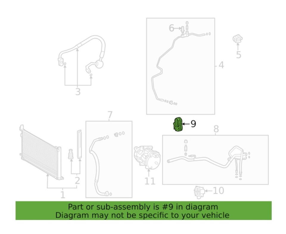 AC Tube Clamp - Toyota (88718-42120) | eBay
