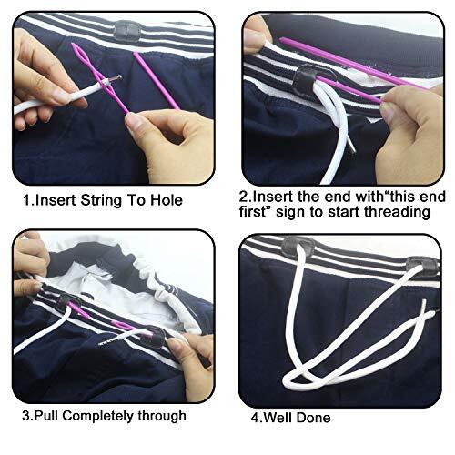 8 Pcs Drawstring Cords Replacement with Easy Threaders for Coats ...