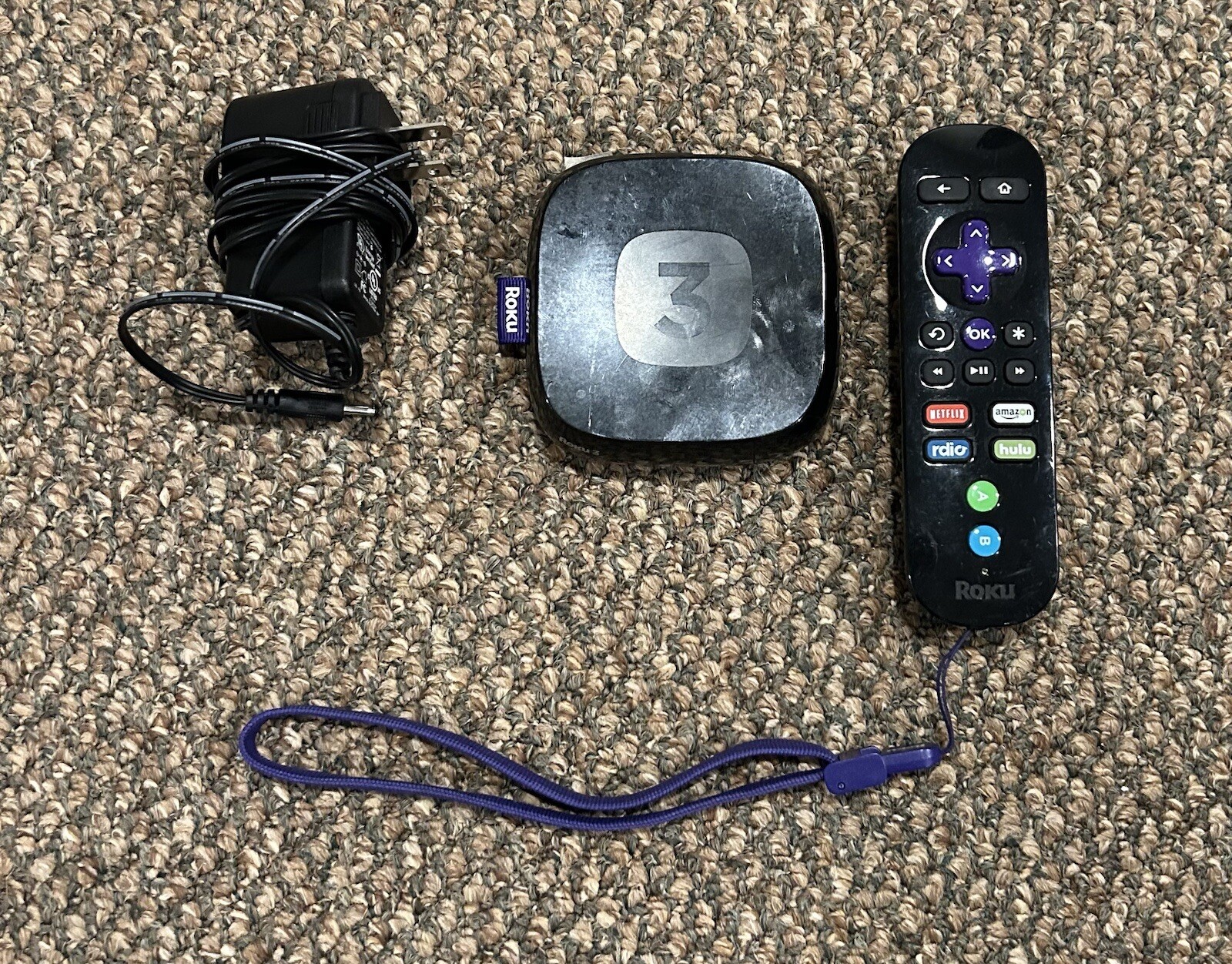 Roku 3 (3rd Generation) Media Streamer 4200X - Black With Remote ...