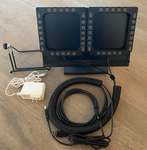 THRUSTMASTER MFD Cougar Pack with 11" LCD Monitor and Stand | eBay