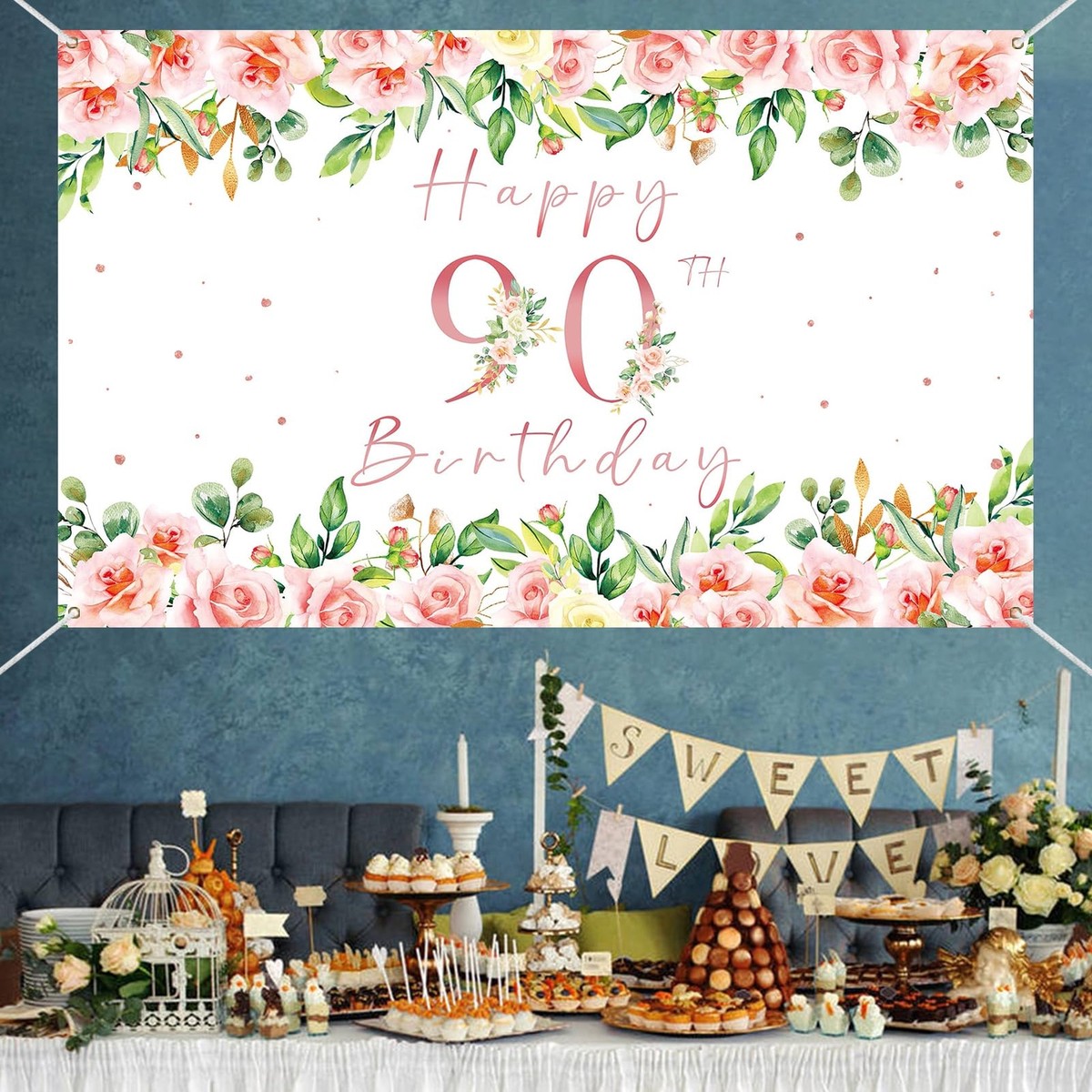 90th Birthday Table Decorations