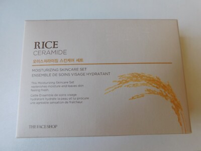 REDUCED AVON RICE CERAMIDE MOISTURIZING SKINCARE TRIAL TRAVEL SET NEW ...