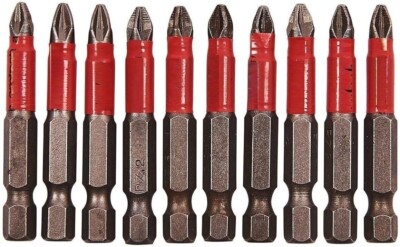 10x PZ2 Screwdriver Bits 50mm S2 Steel Non-Slip Pozi Drive Set– Durable ...