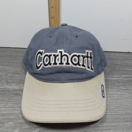 Carhartt Embroidered Gray/Tan Adjustable Closure Strapback Hat Cap | eBay