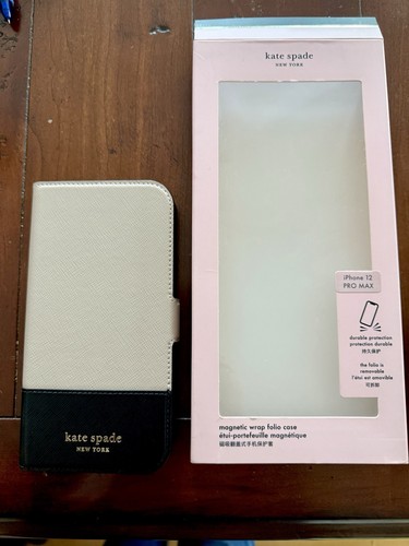 Kate Spade Wrap Folio Case with 2 Card Holder Slots iPhone 12 Pro Max ...