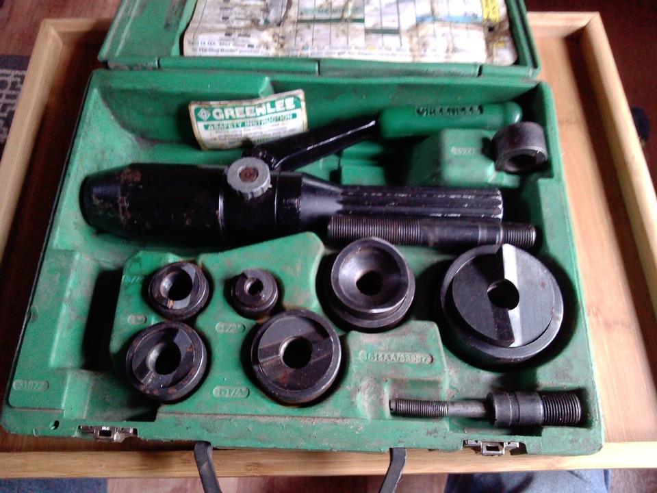Greenlee 7806SB Quick Draw Hydraulic Punch Driver Set | eBay