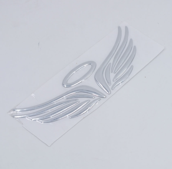 3D Car Chrome Angel Emblem Car Decal Badge Sticker Chrome Angel 3D Logo ...