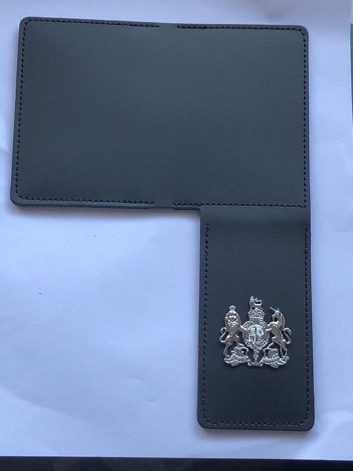 ID Holder / Warrant Card Wallet with U.K. Coat of arms Crest | eBay UK