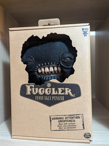 Fuggler Funny Ugly Monster Winged Bat Black Chase Rare Plush Glow Teeth ...