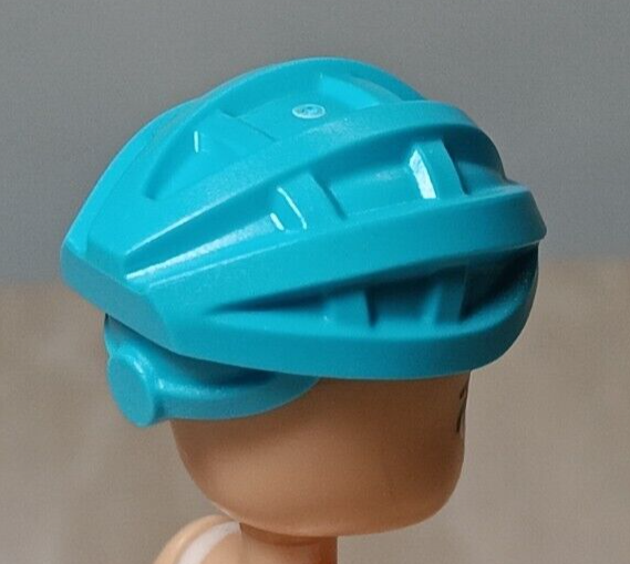 LEGO Bike HELMET Aerodynamic Bright Aqua Azure Blue Unisex Girl Boy ...