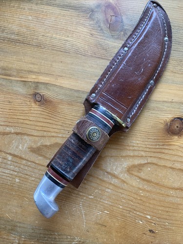 Vintage Western L66 Knife w/ Sheath ( Missing Partial Washer ) | eBay