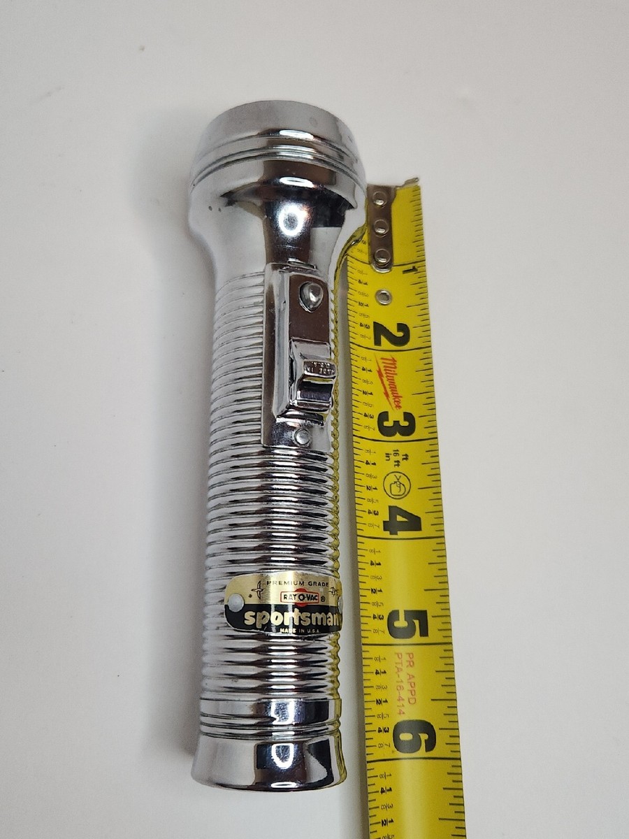 Vintage Ray Ovac Flashlight EverActive Basic Line EL 40 Handheld LED