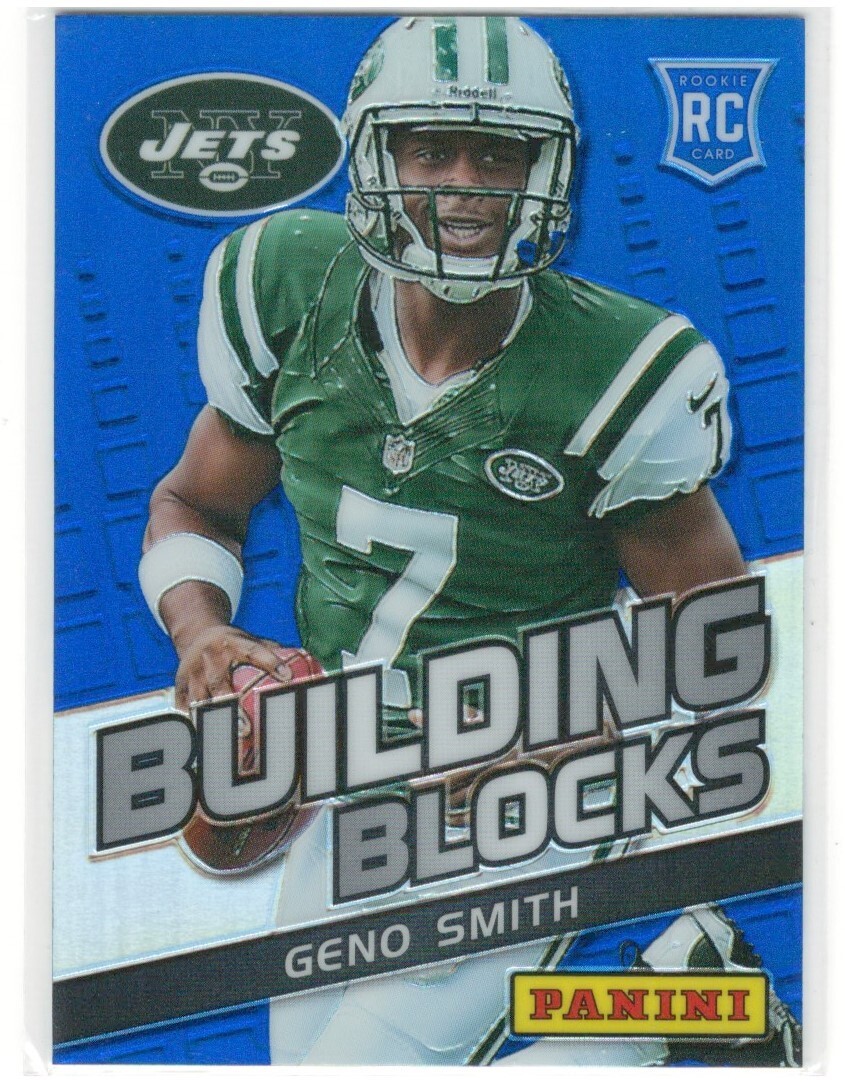 2013 Panini Prizm Geno Smith Blue Building Blocks Rookie Card | eBay
