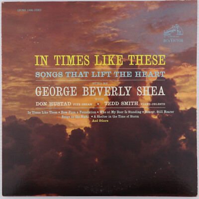 George Beverly Shea – In Times Like These - 1961 12" LP Vinyl Record ...