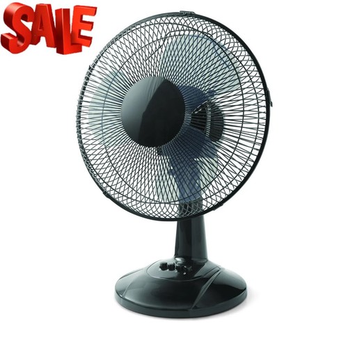 12" 3-Speed Oscillating Table Fan, FT30-8MBB, New, Black | eBay
