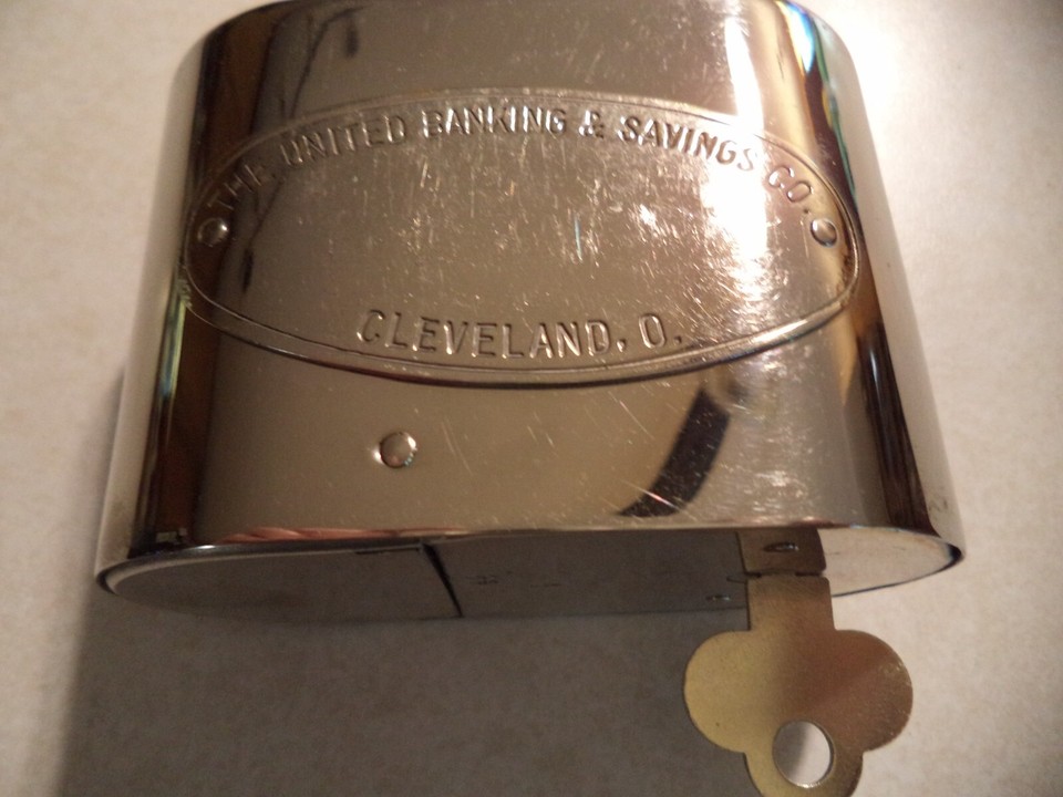 Portable Handle Coin Bank of United Banking & Savings Co. Cleveland ...