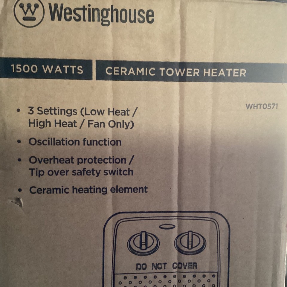 Westinghouse Intertek Ceramic Tower Heater 1500 Watts | eBay