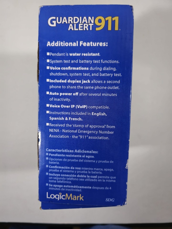 LogicMark Guardian Alert 911 Model 30911 Emergency Alert System 2009 | eBay