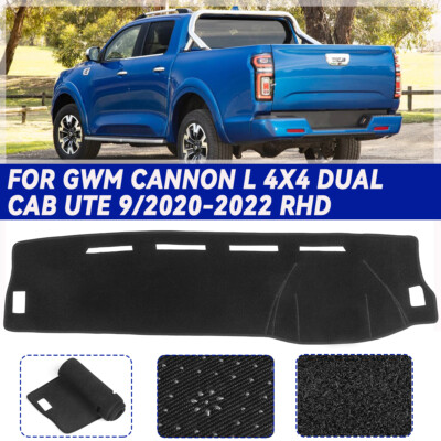 Non-Slip Dash Mat For GWM CANNON L 4x4 Dual Cab UTE Great Wall 9/2020 ...