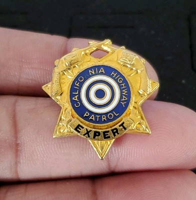 CHP California Highway Patrol Pistol Expert Pin | eBay
