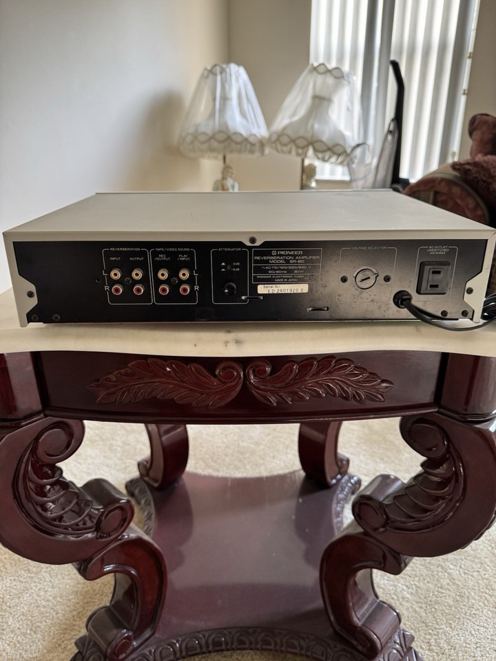 PIONEER REVERBERATION AMPLIFIER SR-60 | eBay