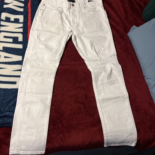 Men’s Bullhead Denim Co Skinny Jeans 34x32 White | eBay