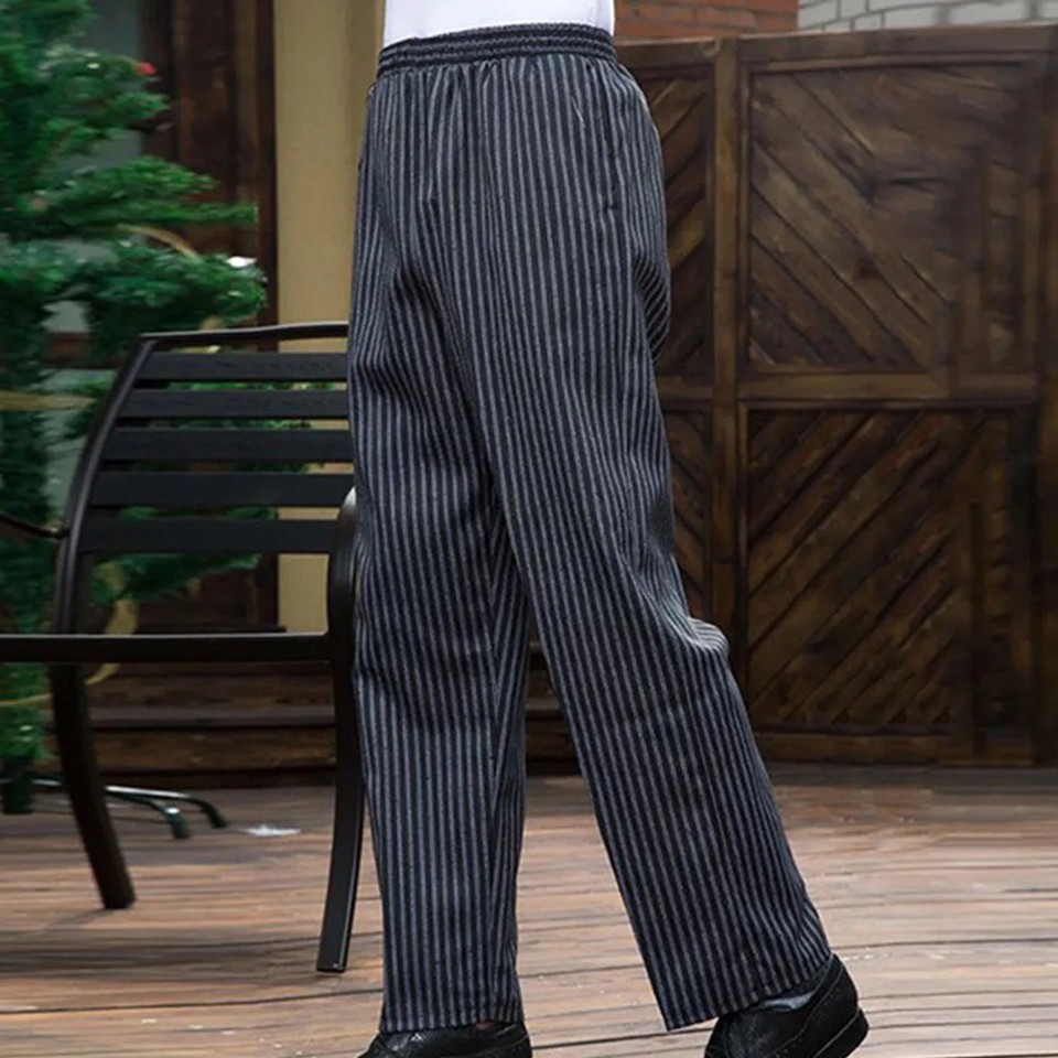 Casual Chef Uniforms Kitchen Cooker Work Clothes Zebra Pants Hotel ...