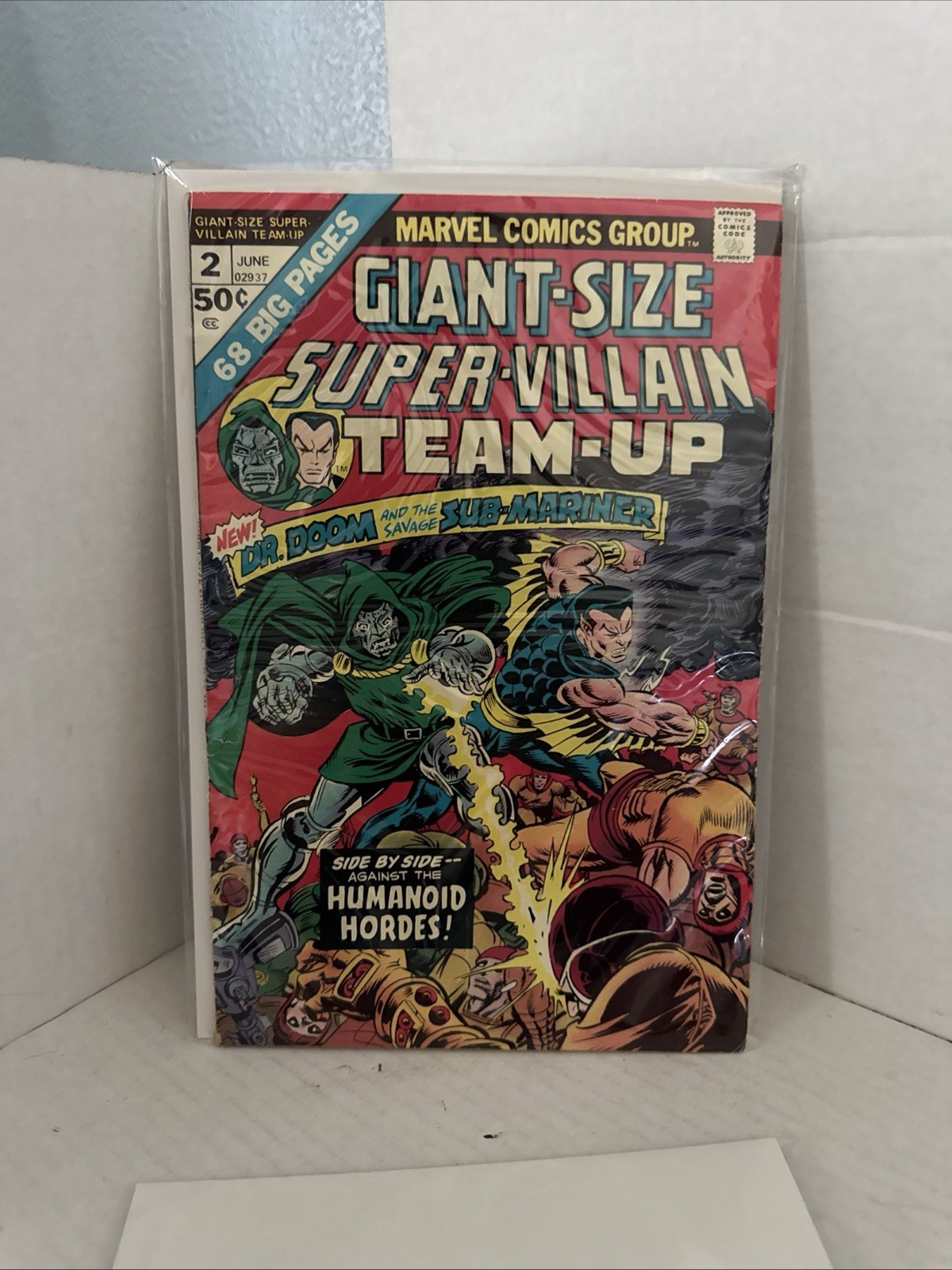 Giant Size Super Villain Team-Up Lot Of 2 Books 1 And 2 Marvel Comics ...