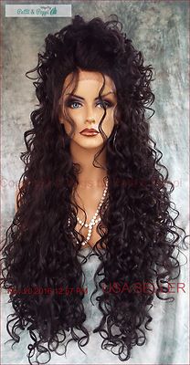 26" X-LONG LACE FRONT DEEP C-PART HIGH HEAT SAFE WIG COLOR #2 SEXY 1122 ...