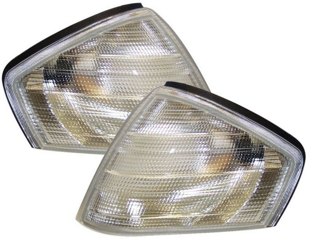 CLEAR FRONT INDICATOR LIGHTS - FITS MERCEDES SL R129 (89-01) | eBay