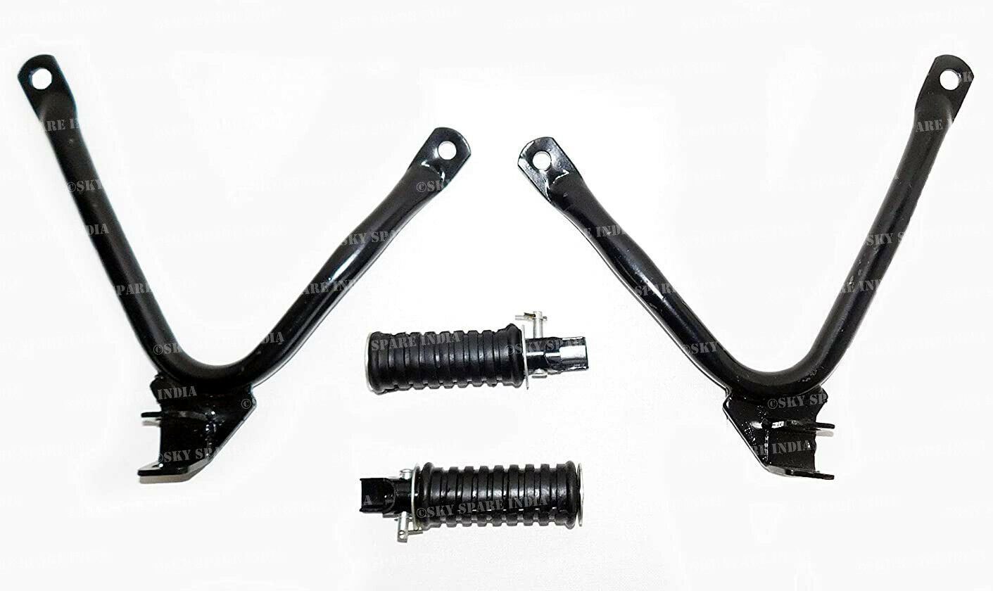 For Yamaha RX100 Rear Footrest With footrest Bracket Set Left & Right ...