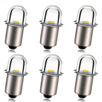 6X 18V P13.5S White LED Flashlight Bulbs for For RYOBI ONE+ XPR18 P700 ...