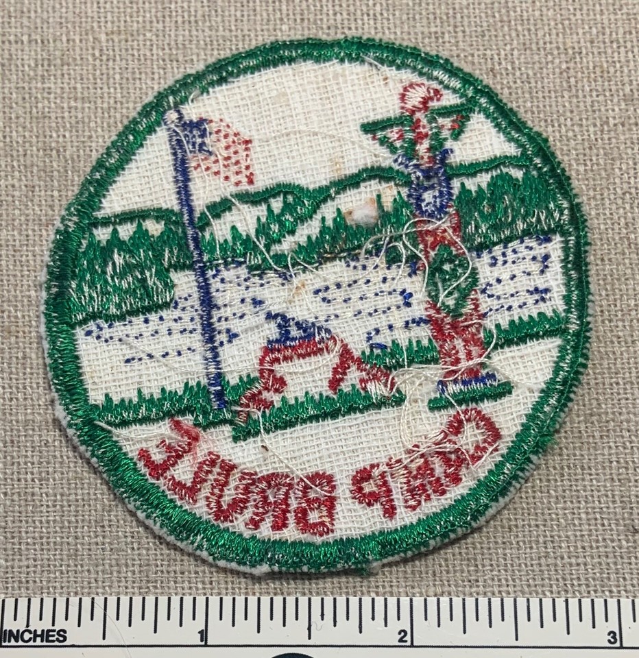 Vintage 1950s CAMP BRULE Boy Scout Uniform Badge PATCH Camper BSA CE ...