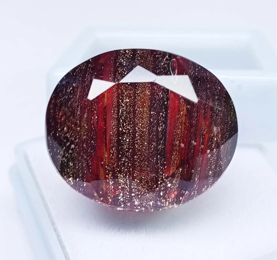 Rutile Quartz Red Color Cut 30-31 Ct Natural EGL Certified Loose ...