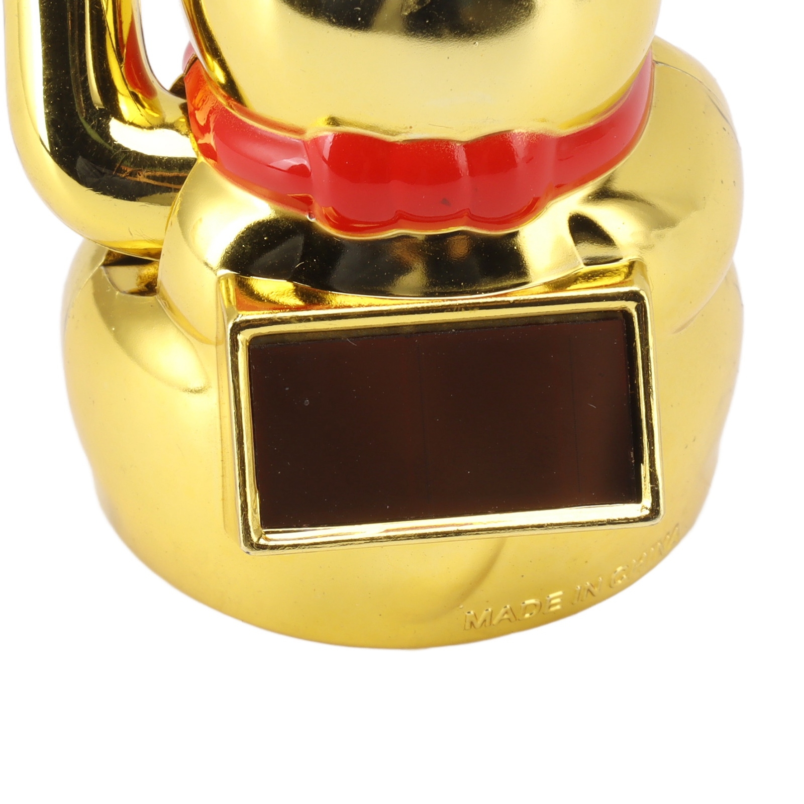 Solar Powered Waving Lucky Cat Solar Powered Gold Welcoming Waving Hand ...