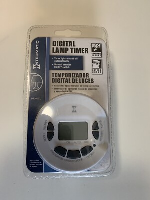 New- Intermatic Digital Lamp Timer DT300CL Programable Outlet Indoor ...