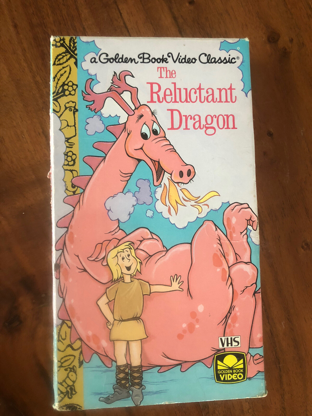 Rare The Reluctant Dragon VHS 1990 Golden Book Video Classic | eBay