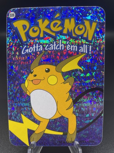 Raichu #026 Prism Vending Sticker 2000 Nintendo Pokemon | eBay