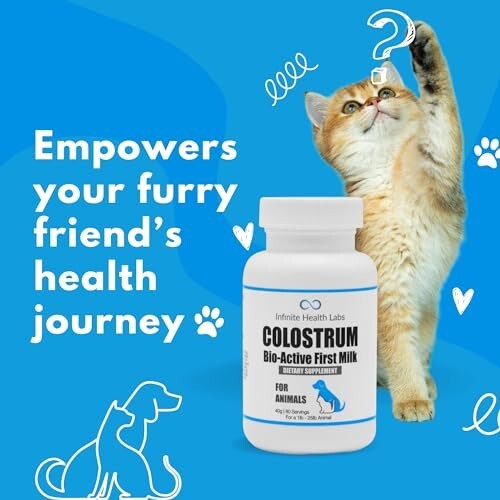 Bovine Colostrum for Dogs, Cats, Puppies, Kittens & Pets - Colostrum ...