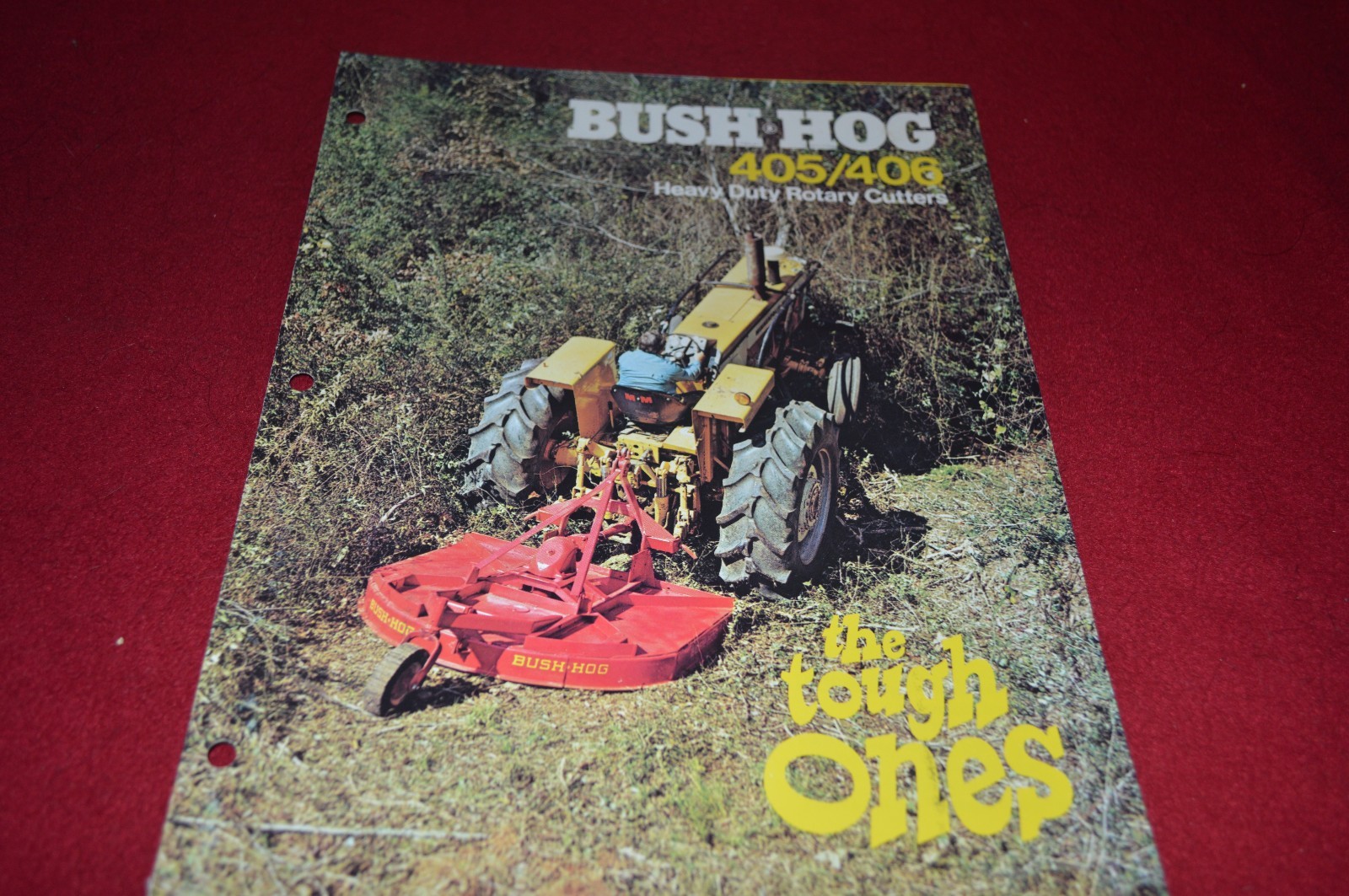 Bush Hog 405 406 Rotary Cutter Dealer's Brochure YABE10 | eBay