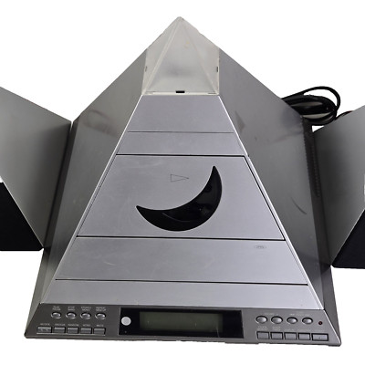 Vintage Radio Shack Nova Pyramid 13-1317 Mini CD Cassette AM FM Stereo ...