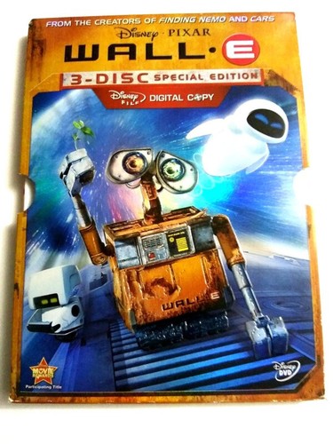 Wall-E (DVD 2008, 3-Disc Set, Special Edition) + Lots of Bonus Features ...