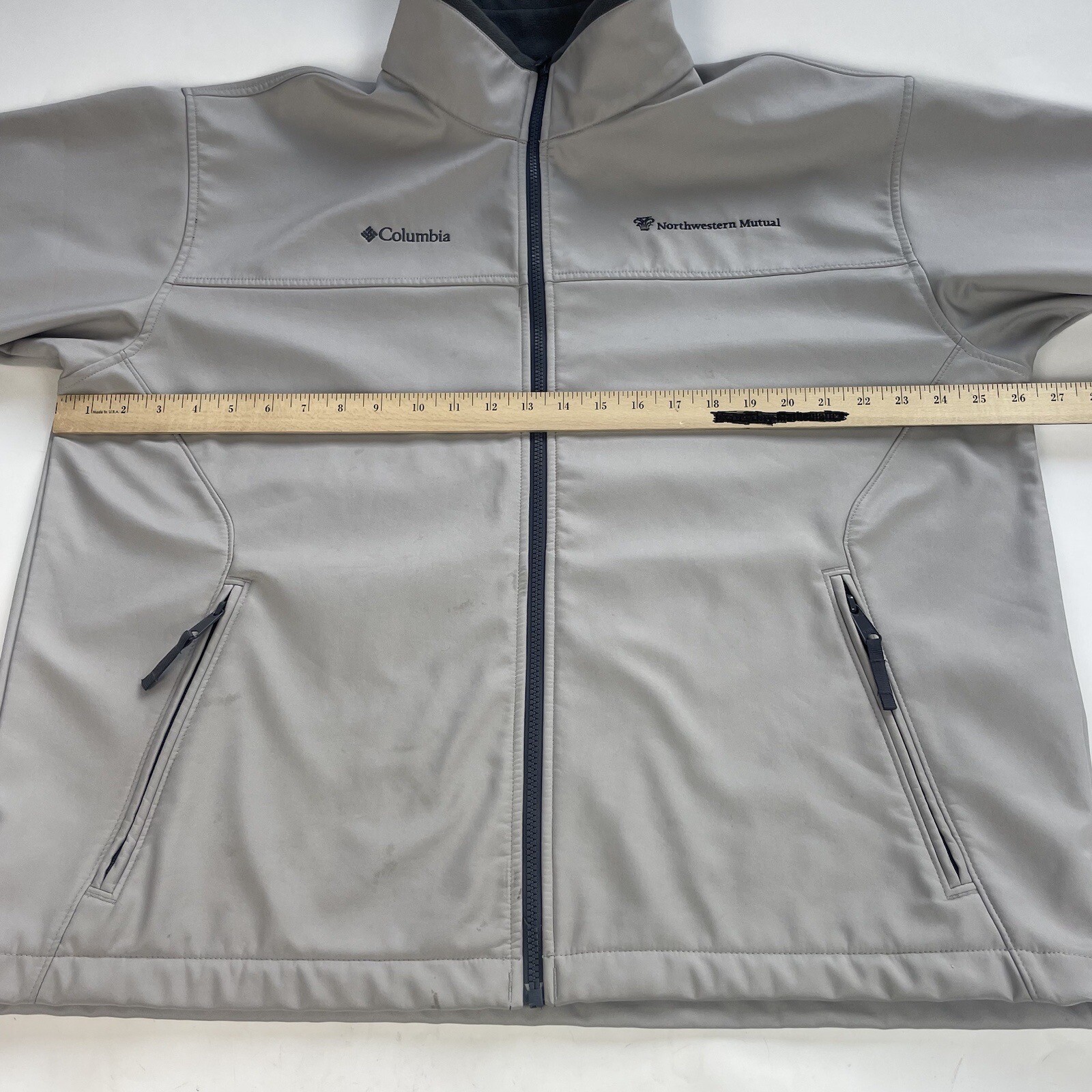 COLUMBIA Interchange Jacket Mens XL Fleece Lined Softshell Zip Pockets ...