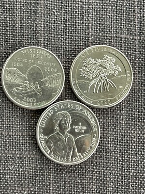 Set Of 3 US Quarters Coins, Rare, Collectible | eBay