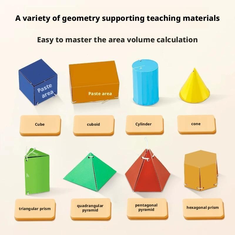 Solid-Geometry Teaching Aid Space Thinking Training Quiet Puzzle DIY ...