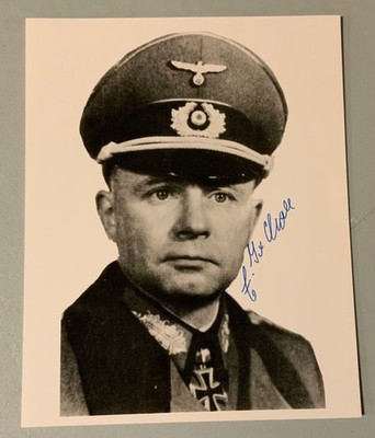 WWII Wehrmacht German Panzer General Erwin Jollasse Knights Cross ...