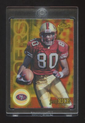 2000 FINEST JERRY RICE GOLD REFRACTOR #ED 259/300 MINT BEAUTIFUL 49ERS ...