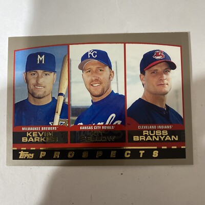 2000 Topps Prospects #208 Kit Pellow Kevin Barker Russ Branyan | eBay