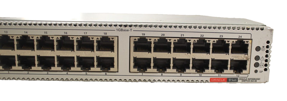 Switch Oracle InfiniBand IS2-46 33831904+1+15 7322648 w/Sun MPO-IB No ...