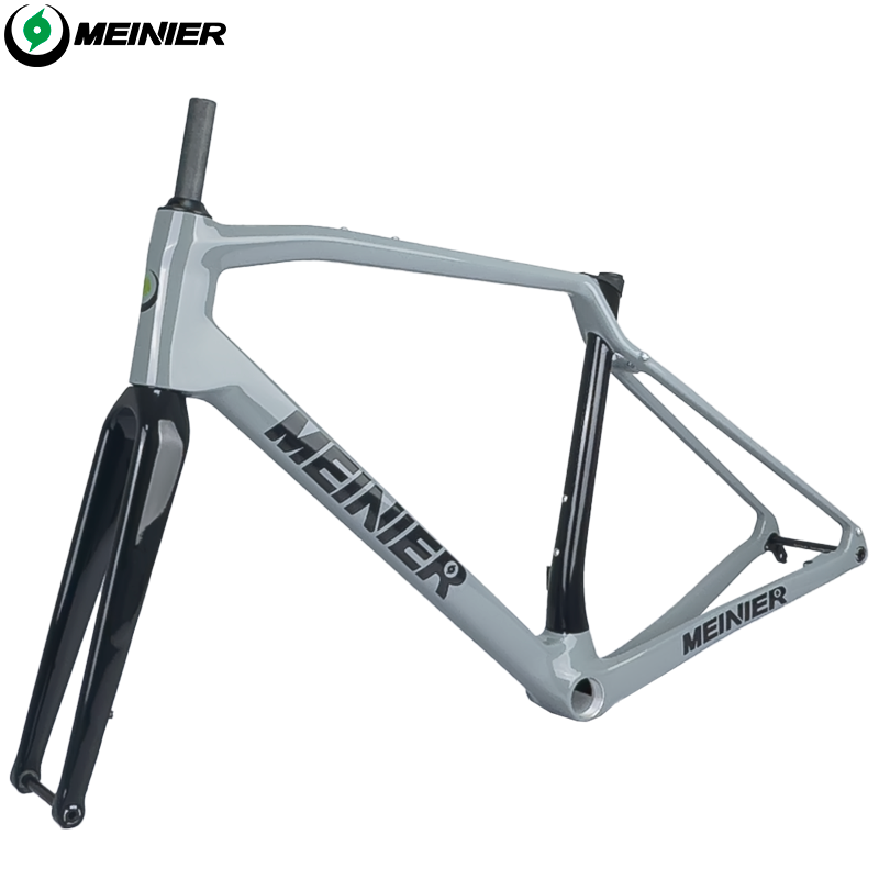 Carbon Gravel Frameset Threaded T47 Internal Cable Gravel Road Bike ...
